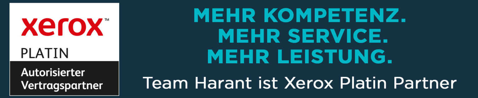 Team Harant als Xerox Platin Partner ausgezeichnet